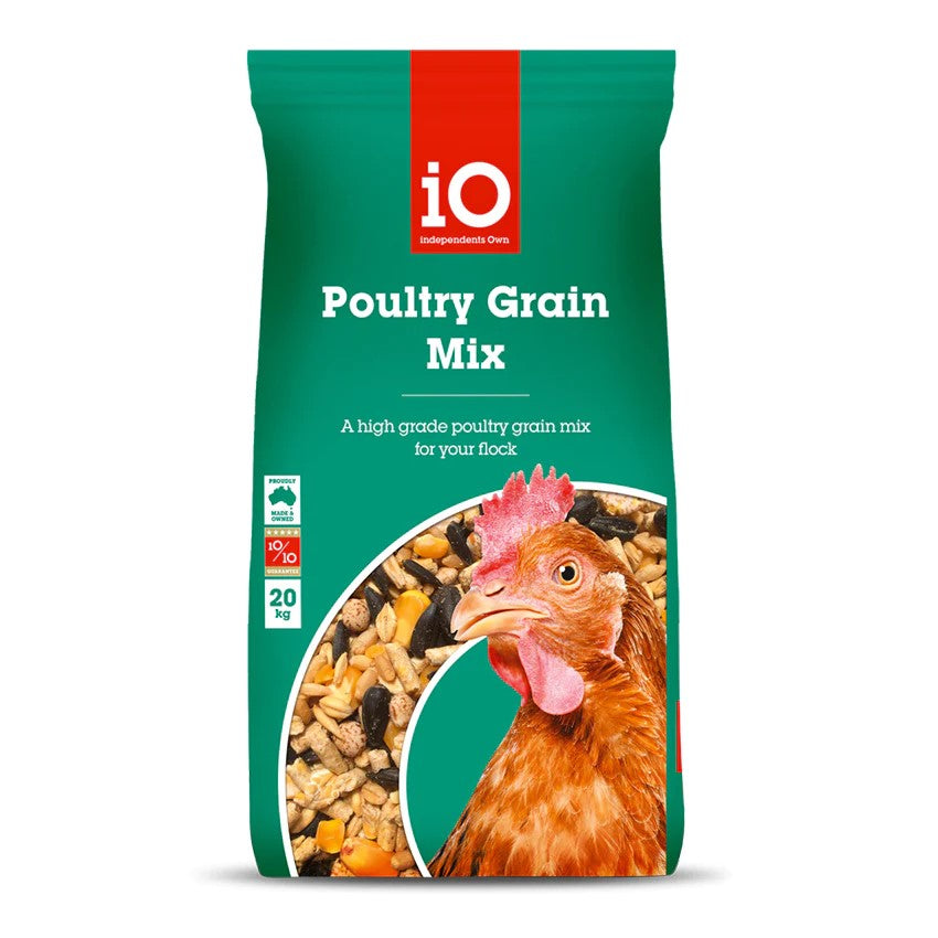 IO POULTRY GRAIN MIX 20KG – Rand Farm Supplies