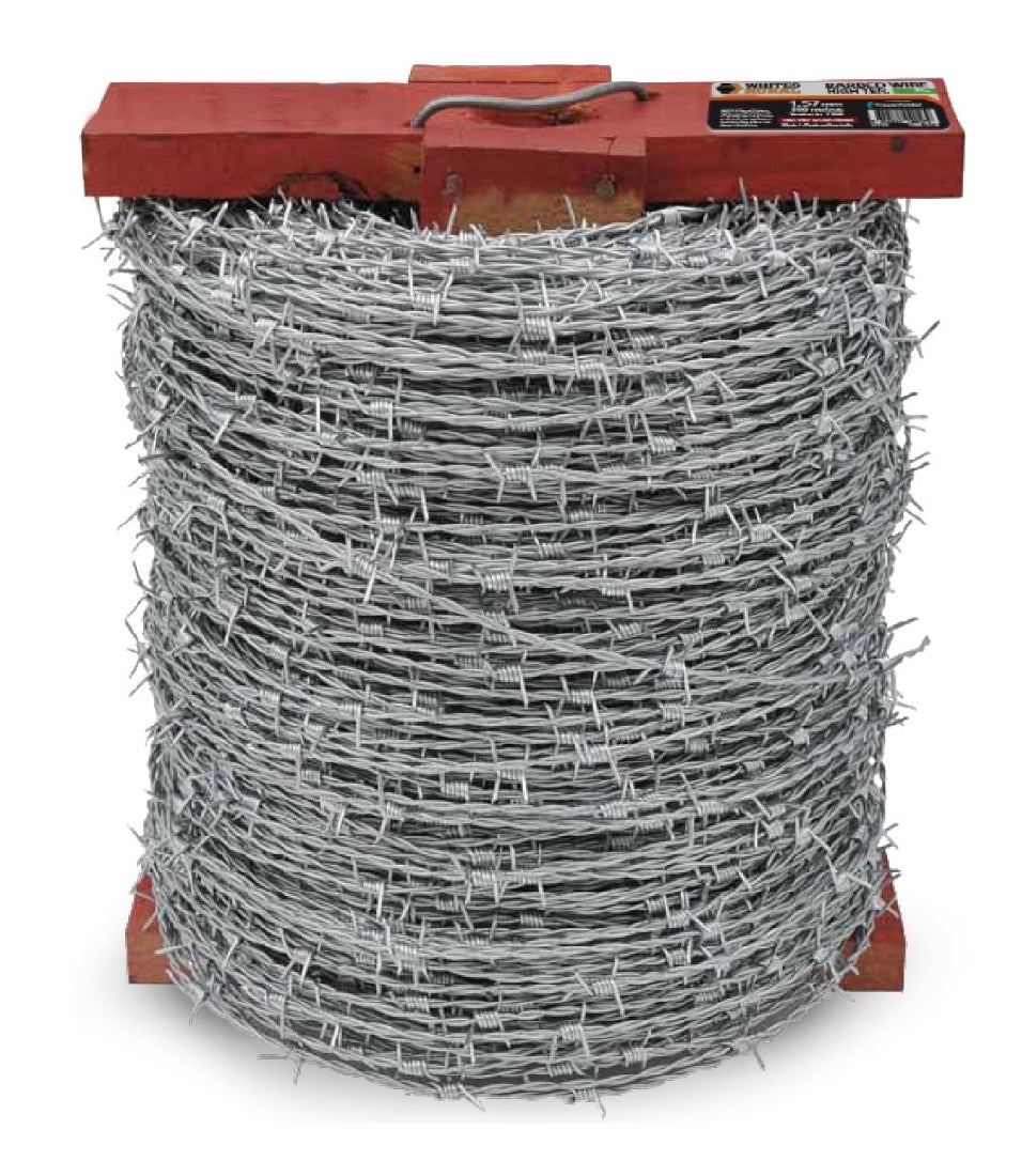 WHITES 1.57MM X 500M BARB WIRE HT HG – Rand Farm Supplies
