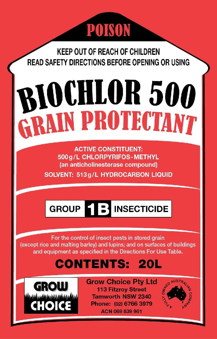 BIOCHLOR 500 10LT – Rand Farm Supplies